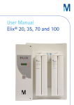 Millipore Elix Essential 3, Elix Essential 5 User Manual | Manualzz