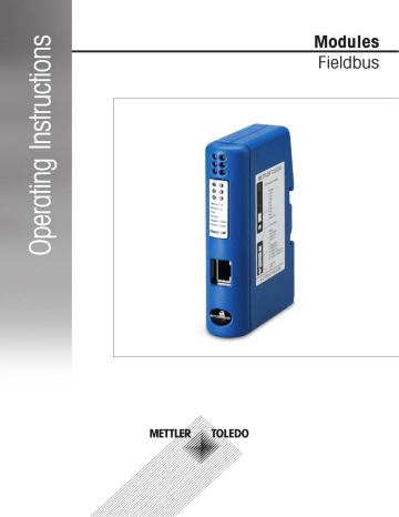 ProfiNet IO-Module. Mettler Toledo Profibus-Module | Manualzz