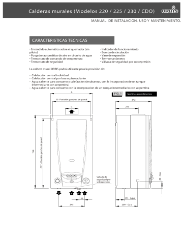 Orbis 220CDO Manual de usuario | Manualzz