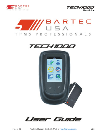 Bartec Tech1000 User Manual | Manualzz