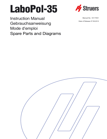 Struers LaboPol-35 Instruction Manual | Manualzz