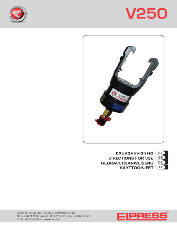 Elpress V250 Directions For Use | Manualzz