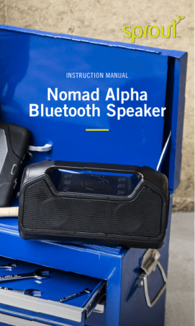 Sprout Nomad Alpha Instruction Manual | Manualzz