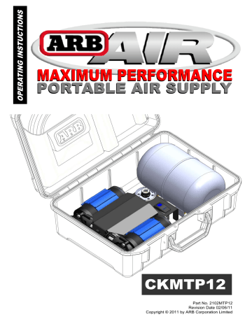 ARB CKMTP12 Operating Instructions Manual | Manualzz