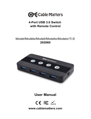cable matters 202060 Benutzerhandbuch | Manualzz