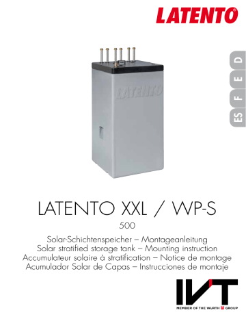 IVT LATENTO WP-S 500, LATENTO XXL 500 Montageanleitung | Manualzz