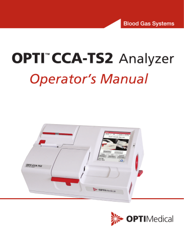 OPTi CCA-TS2 Operator's Manual | Manualzz