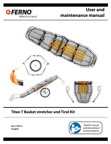 Ferno Titan T Basket stretcher User And Maintenance Manual | Manualzz