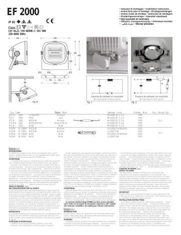 GE Lighting EF 2000 Montageanleitungen | Manualzz