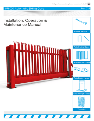 PF PF9000 Installation, Operation & Manintenance Manual | Manualzz