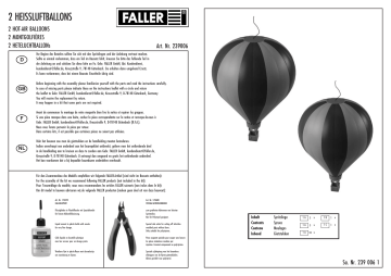 Faller 239006 Manual | Manualzz