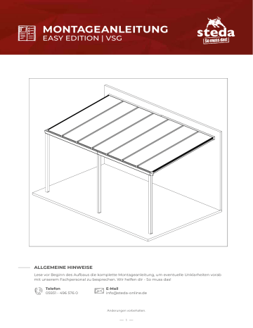 steda EASY EDITION Montageanleitung | Manualzz