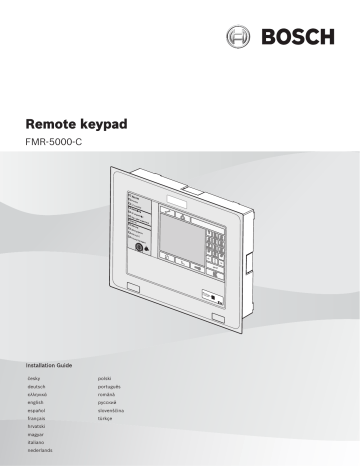 Bosch FMR-5000-C Installationsanleitung | Manualzz
