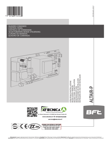 BFT ALTAIR-P Installation Manual | Manualzz