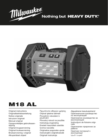 Milwaukee HEAVY DUTY M18 AL Originalbetriebsanleitung | Manualzz