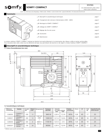 SOMFY Compact Manual | Manualzz