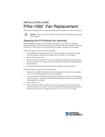 National Instruments PXIe-1092 Installation Manual | Manualzz