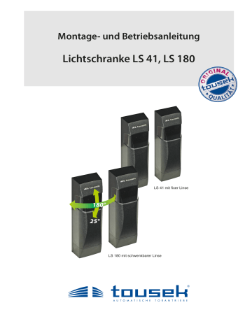 tousek LS41 Montage- Und Betriebsanleitung | Manualzz