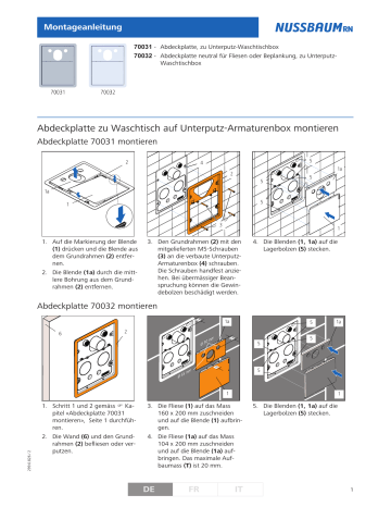 Nussbaum 70031 Montageanleitung | Manualzz