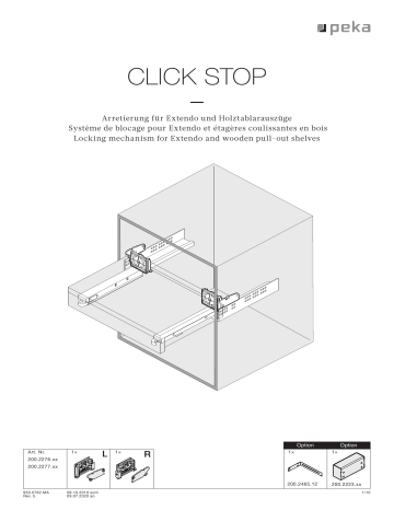 Peka CLICK STOP Montageanleitung | Manualzz