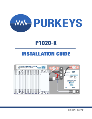 Purkeys Select P1020-K Installation Manual | Manualzz