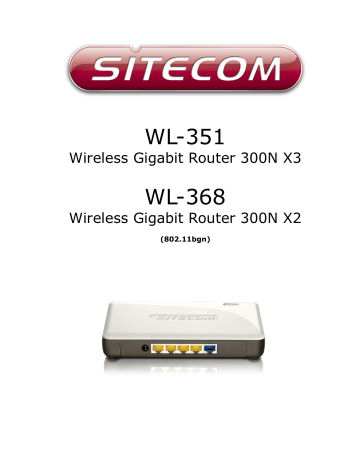 Sitecom wireless network 300n router Owner Manual | Manualzz