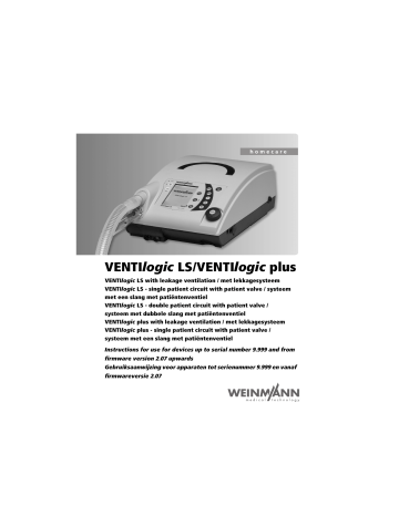 Weinmann VENTIlogic LS Instructions For Use Manual | Manualzz