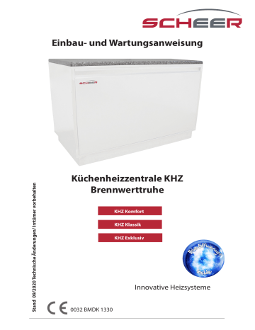 Scheer KHZ Komfort, KHZ Serie Einbau- Und Wartungsanweisung | Manualzz