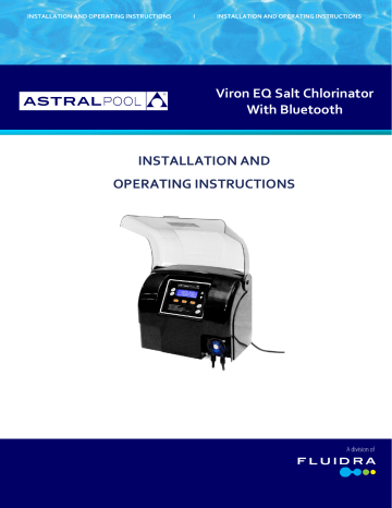 fluidra AstralPool Viron EQ Installation and Operating Instructions | Manualzz