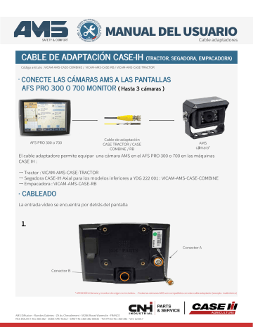 Case IH AFS PRO 300 Manual de usuario | Manualzz