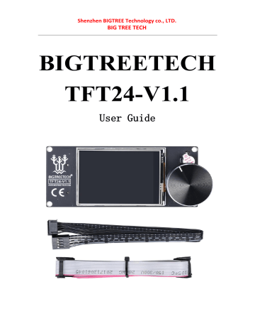 BIGTREETECH TFT24-V1.1 User Manual | Manualzz