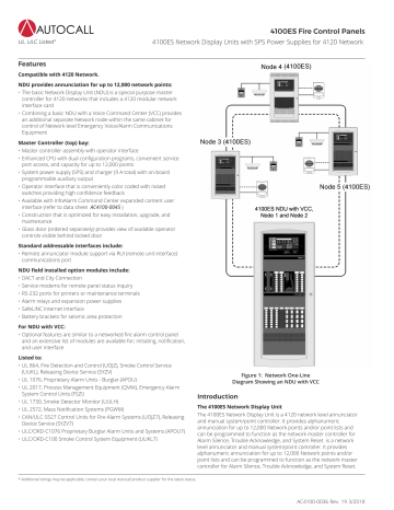 Autocall 4100ES Manual | Manualzz