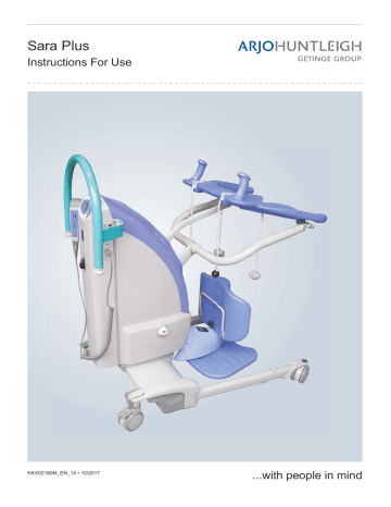 Arjohuntleigh Sara Plus Instructions For Use Manual | Manualzz