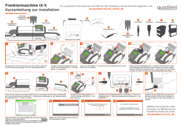 quadient iX-5 serie Kurzanleitung Zur Installation | Manualzz