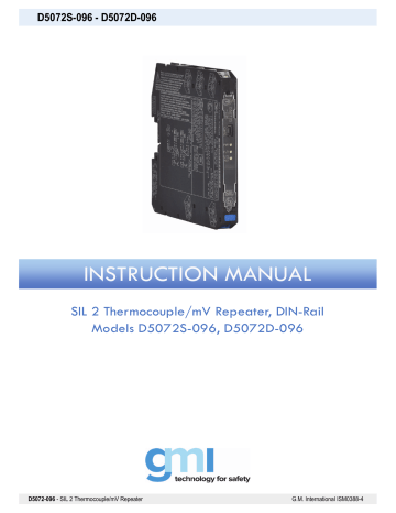 GMI D5072S-096 Instruction Manual | Manualzz