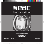 Seac LED Tank Probe Diving Computer Manual de usuario | Manualzz