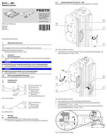 Festo ELCC M1 Serie Anleitung / Bedienung | Manualzz