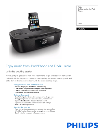Philips Docking Station DCB242 User Manual | Manualzz