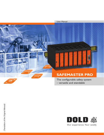 DOLD Safemaster Pro User Manual | Manualzz