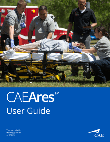 CAE Ares User Manual | Manualzz