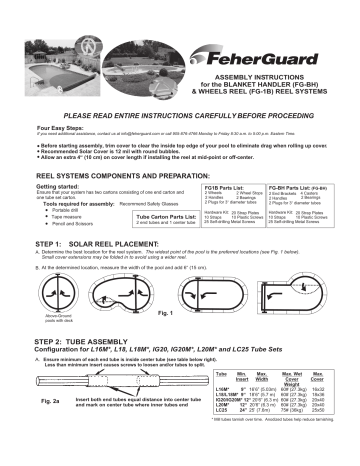 FeherGuard FG-BH Assembly Instructions | Manualzz