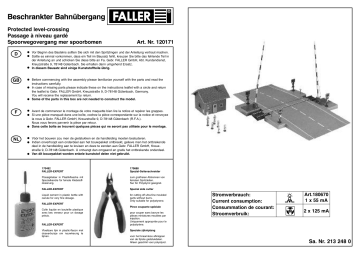 Faller 120171 Assembly Instructions Manual | Manualzz