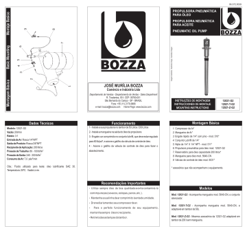 BOZZA 12021-G2 Mounting Instructions | Manualzz