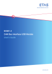 ETAS ES581.4 User's Guide | Manualzz