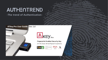 AuthenTrend ATKey.Pro User Manual | Manualzz