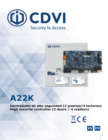 CDVI ATRIUM A22K Manual | Manualzz