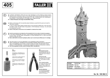 Faller 130405 Instructions Manual | Manualzz
