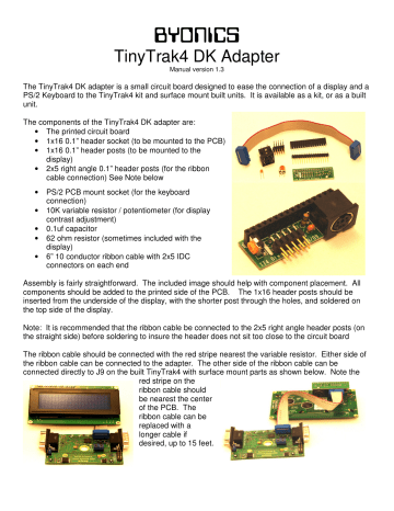 BYONICS TinyTrak4 Manual | Manualzz