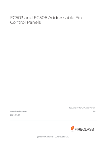 FireClass FC503, FC506 User Manual | Manualzz