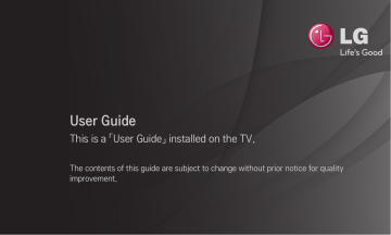 LG TV User Guide | Manualzz